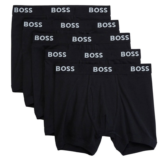 Hugo Boss | Underwear & Socks | Mens Authentic Boxer Briefs 5 Pack ...